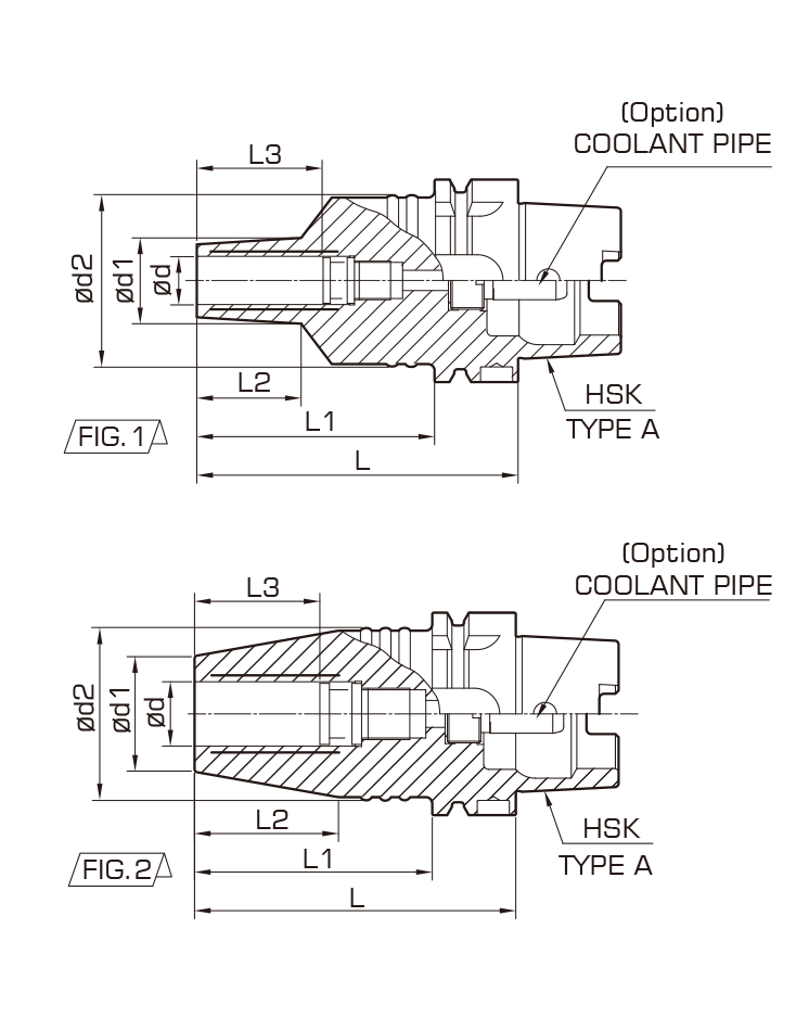 HSK50A/HSK63A/HSK100A 油壓刀把(刀桿) 普慧 Parfaite Tools